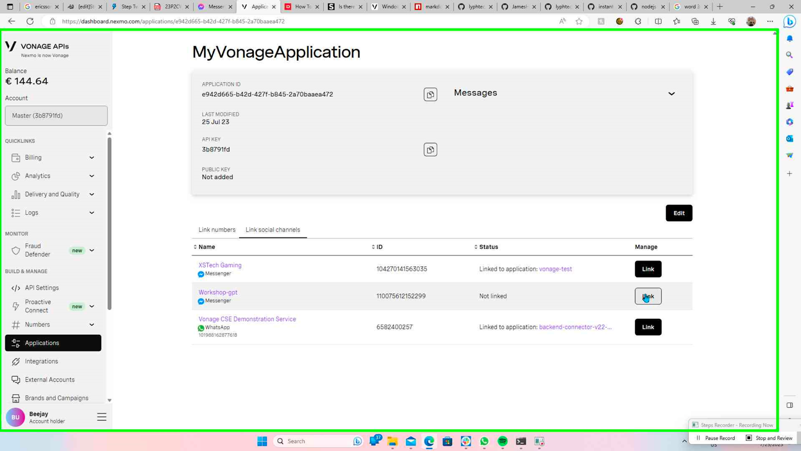 Integrate ChatGPT with Meta (Facebook) Messenger via Messages API